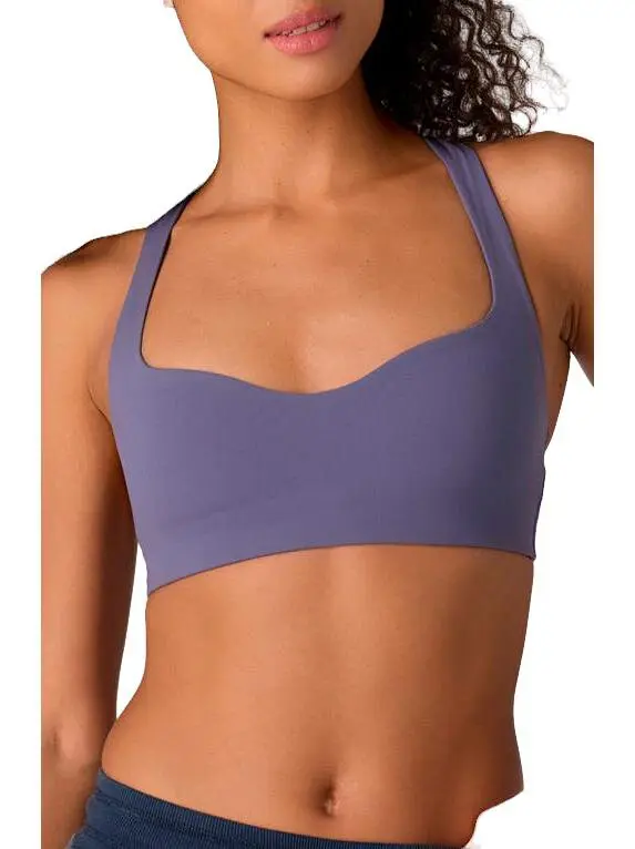 Free People Win Win Sweetheart Racerback Bra - Graphite