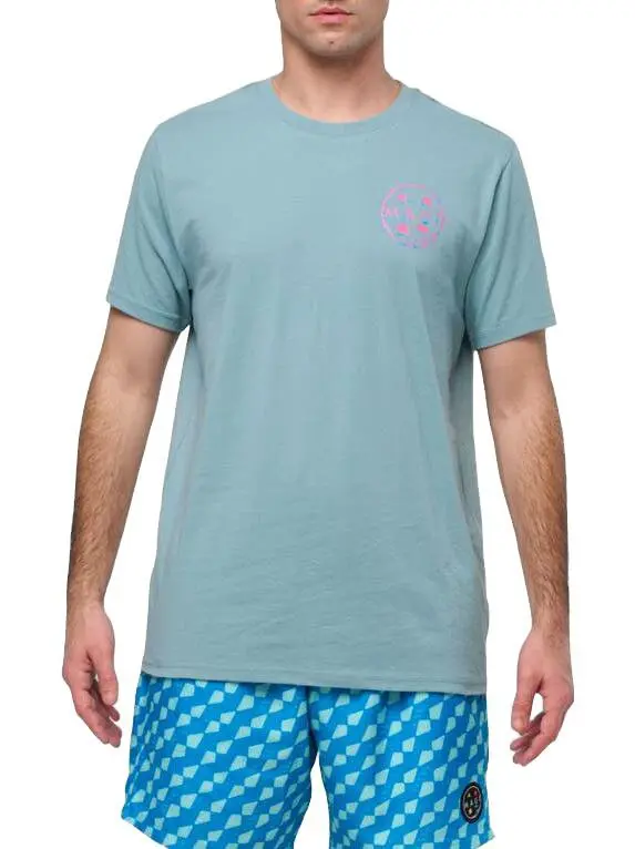 MAUI & SONS Rad Cookie Graphic T-shirt - Steel Blue