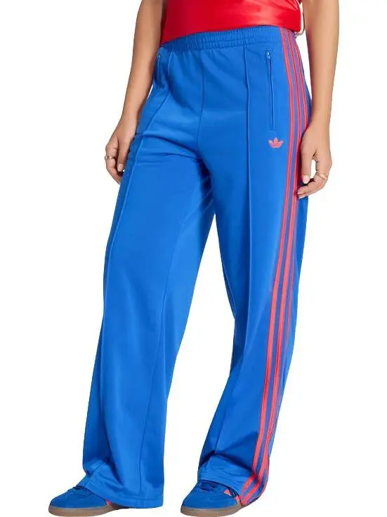 ADIDAS ORIGINALS Firebird Recycled Polyester Track Pants - Blue/semi Lucid Red