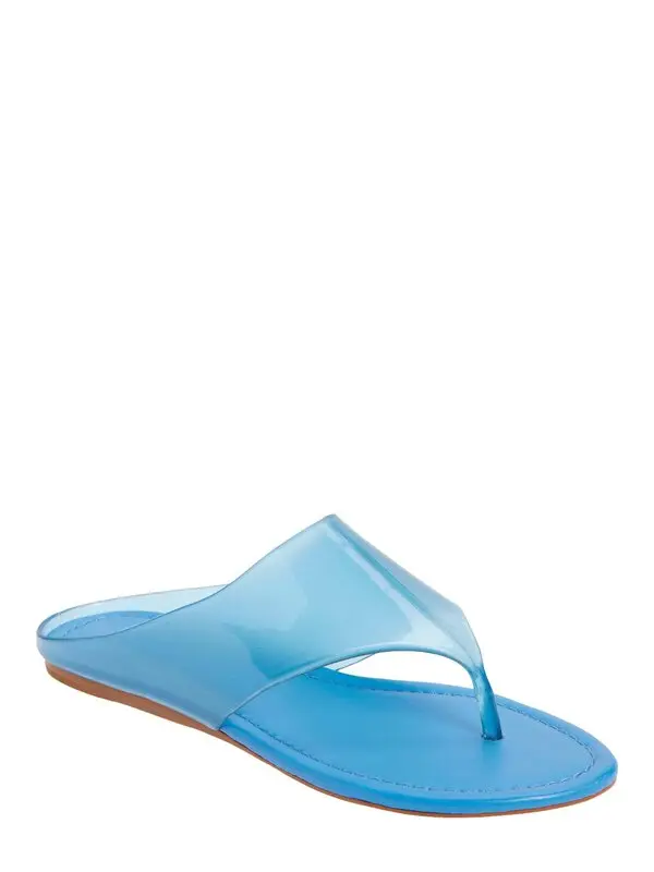 Farm Rio Jelly Flat Flip Flop - Blue Bird