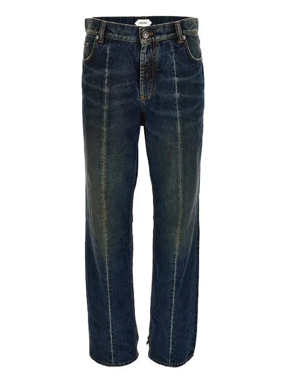 Versace Straight Leg Jeans - Dirty Blue