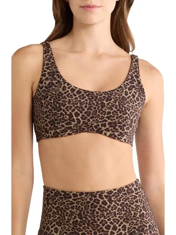 MPG Sculpt Reversible Sports Bra - Goji Berry/new Leopard