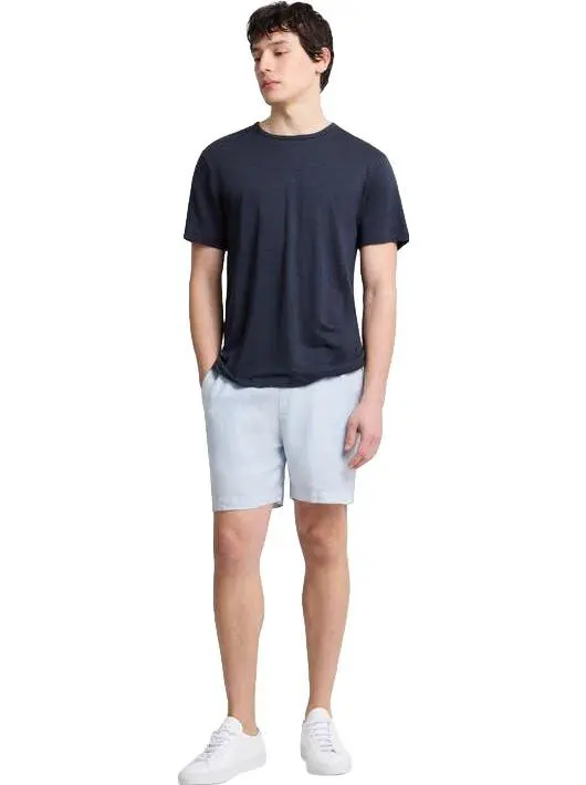 Onia Pigment Dye Linen Pull-on Short - Ice
