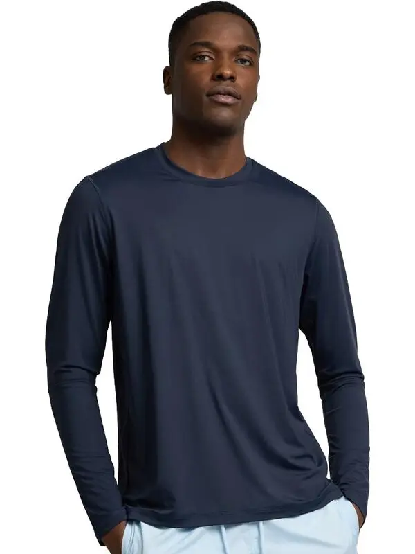 Onia Stretch Nylon Rash Guard - Midnight