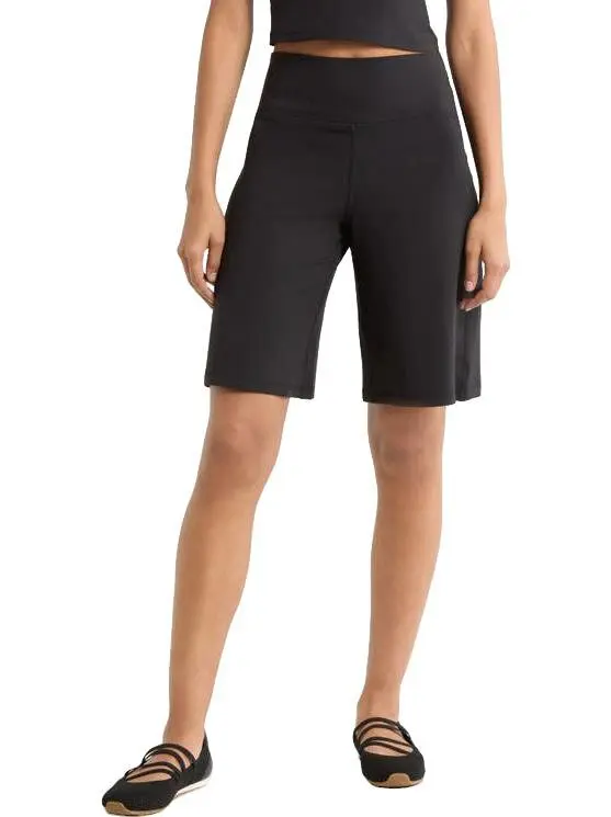 Zella Zen Long Shorts - Black