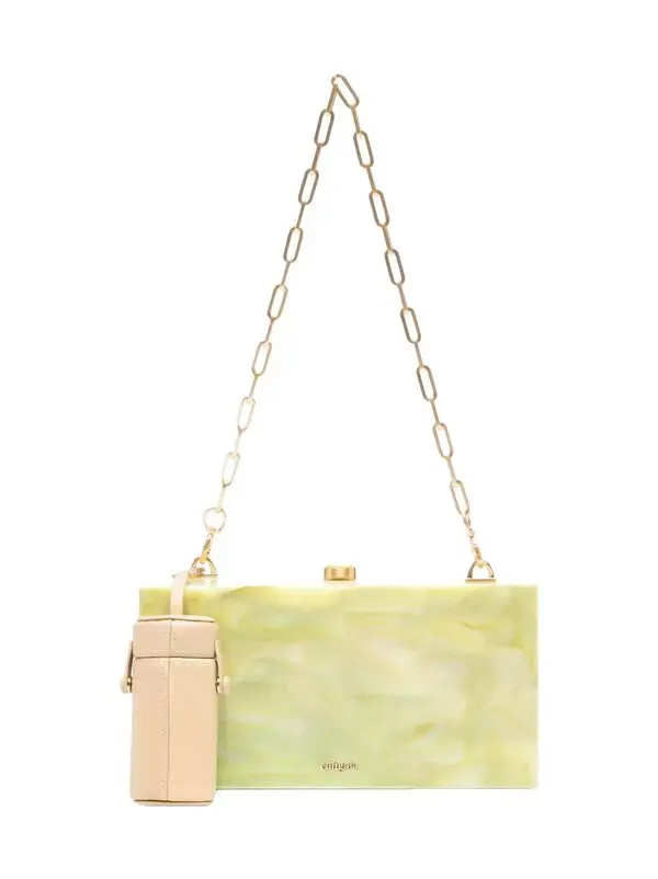 Cult Gaia Backgammon Clutch - Green
