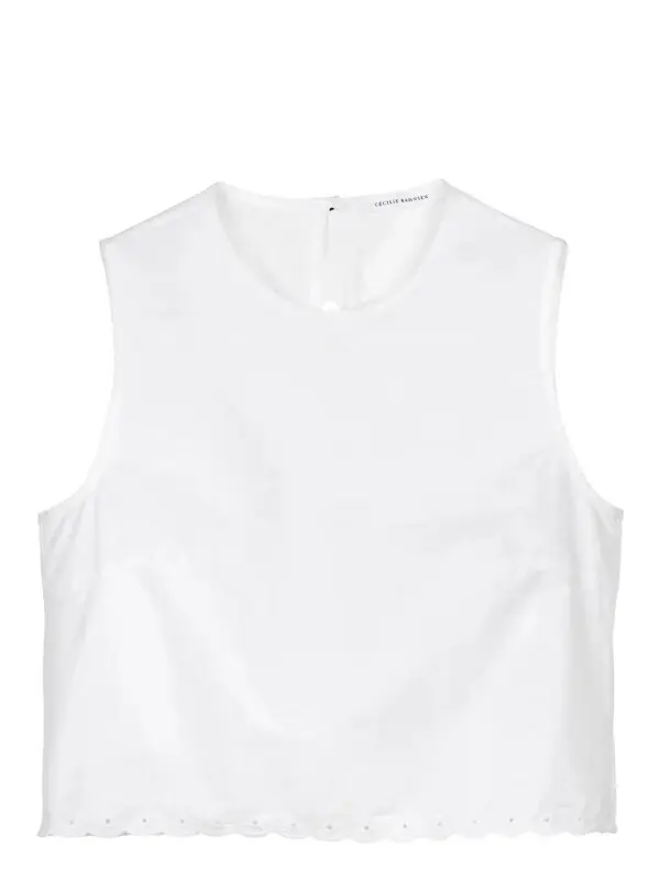Cecilie Bahnsen Deeba Top - White