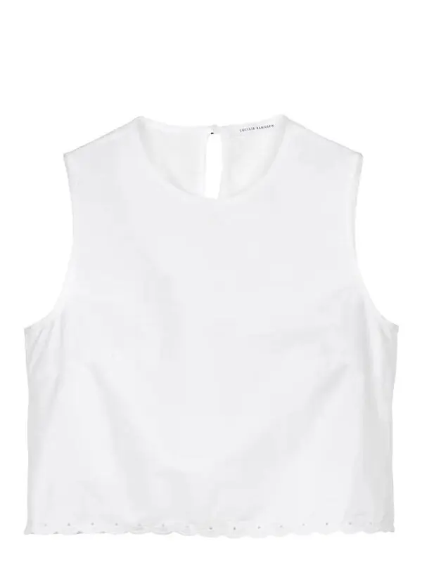 Cecilie Bahnsen Deeba Top - White