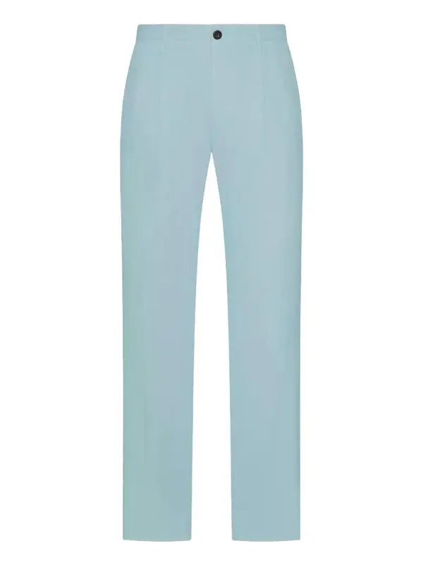 Incotex Pleated Tailored Trousers - Blue