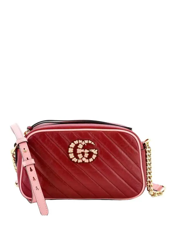 Gucci Gg Marmont Small Crossbody Bag - Pink