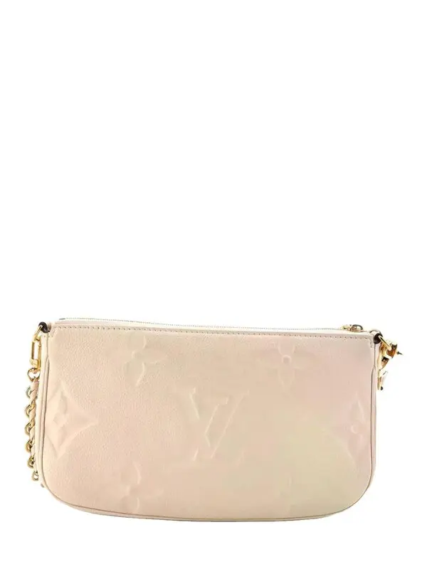 LOUIS VUITTON Multi Pochette Accessoires Monogram Empreinte Giant Crossbody Bag - Neutrals