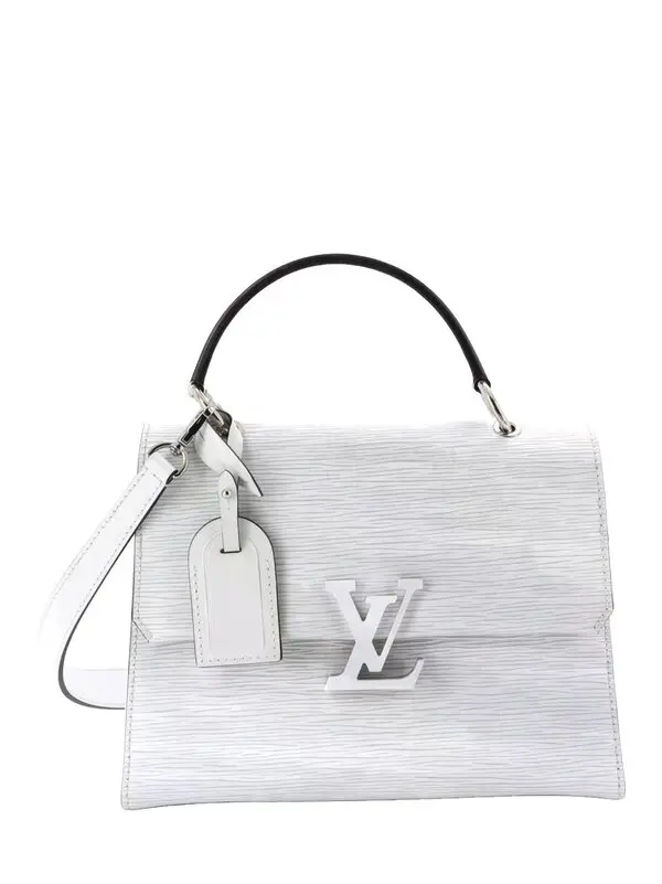 LOUIS VUITTON Grenelle Pm Satchel Epi Leather Handbag - White