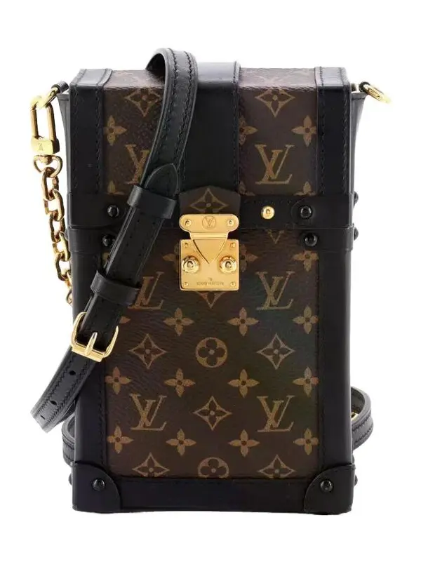 LOUIS VUITTON Vertical Trunk Pochette Monogram Canvas - Black
