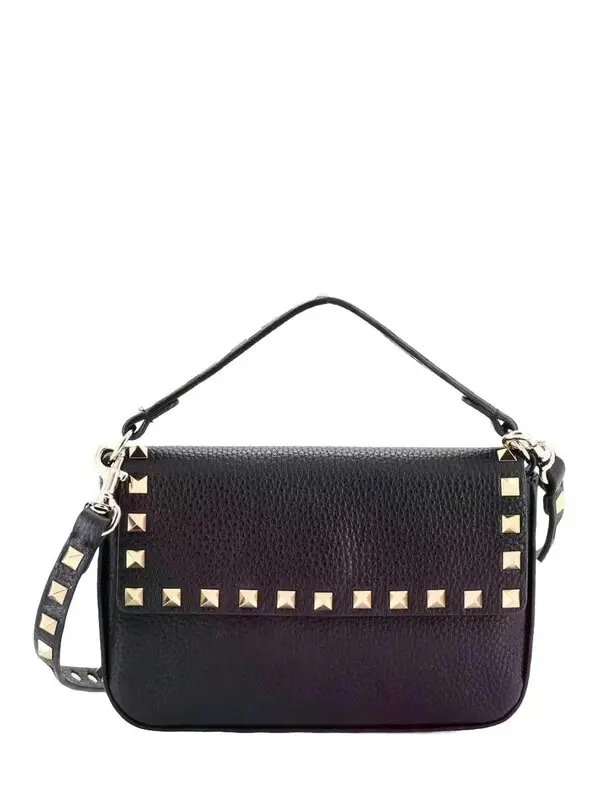 Valentino Garavani Rockstud Top Handle Mini Crossbody Bag - Black