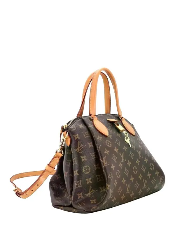 LOUIS VUITTON Rivoli Handbag Monogram Canvas Mm - Brown