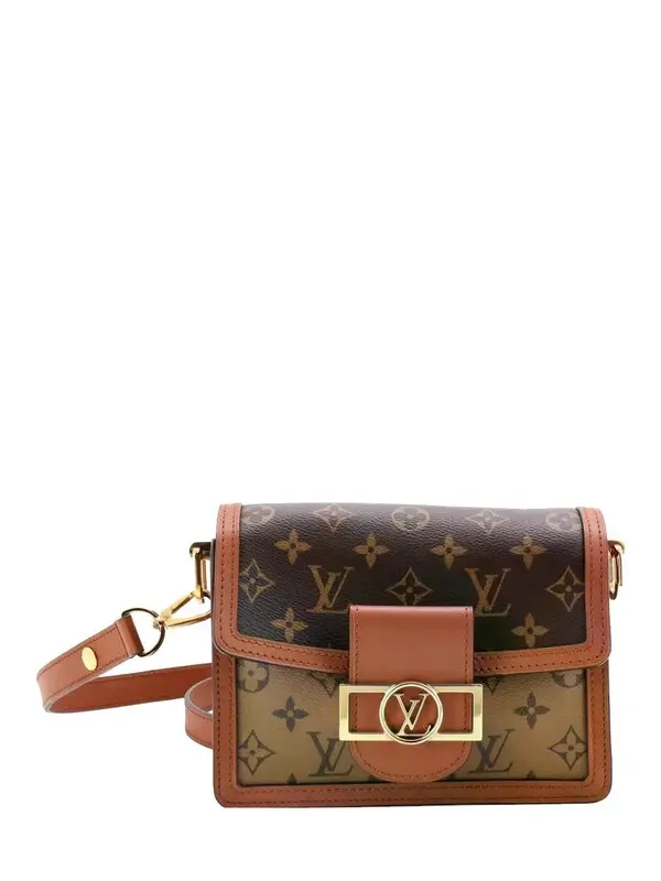 LOUIS VUITTON Dauphine Mini Shoulder Bag - Brown