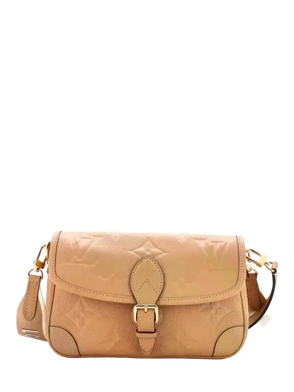 LOUIS VUITTON Diane Nm Handbag Monogram Empreinte Giant - Brown