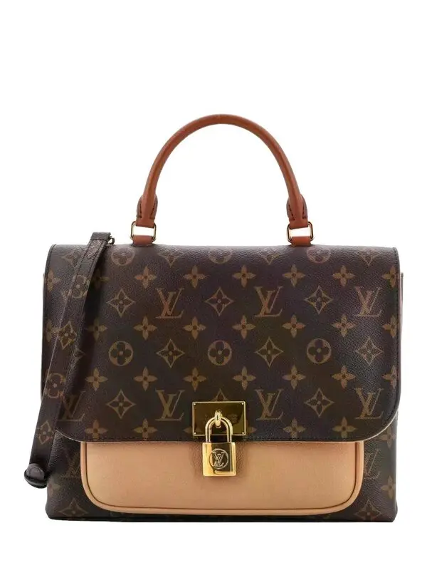 LOUIS VUITTON Marignan Handbag Monogram Canvas - Brown