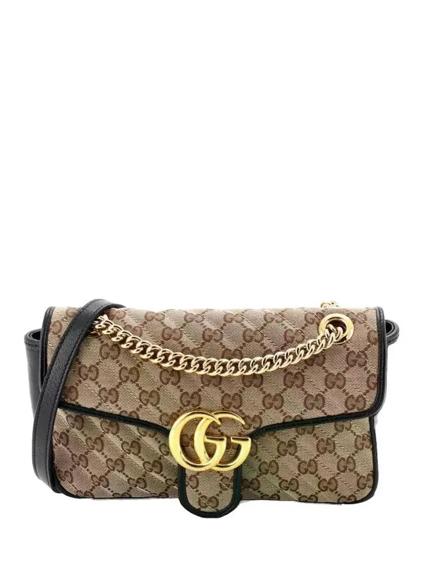 Gucci Gg Marmont Small Shoulder Bag - Black