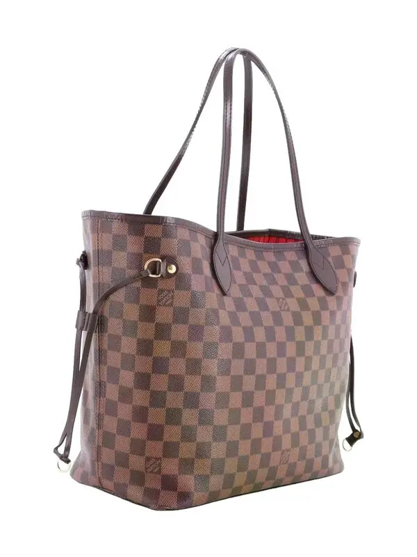 LOUIS VUITTON Neverfull Mm Damier Tote Bag - Brown