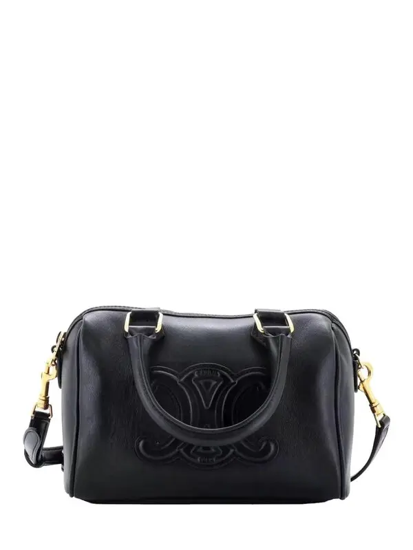 Celine Cuir Triomphe Boston Bag - Black
