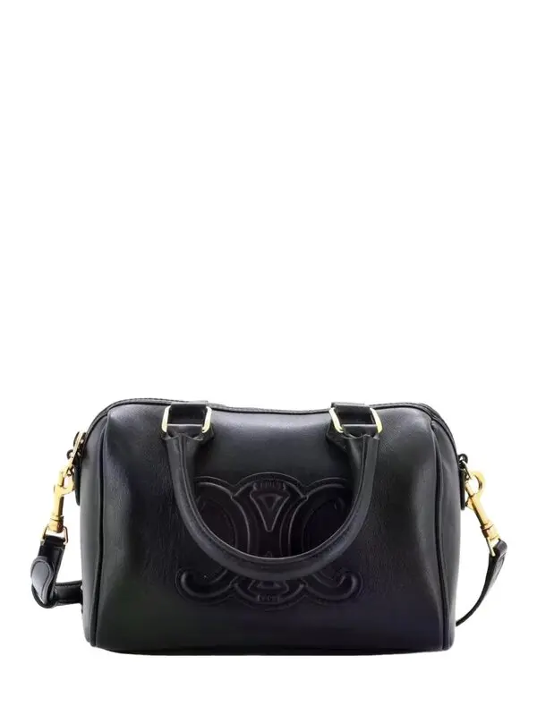 Celine Cuir Triomphe Boston Bag - Black