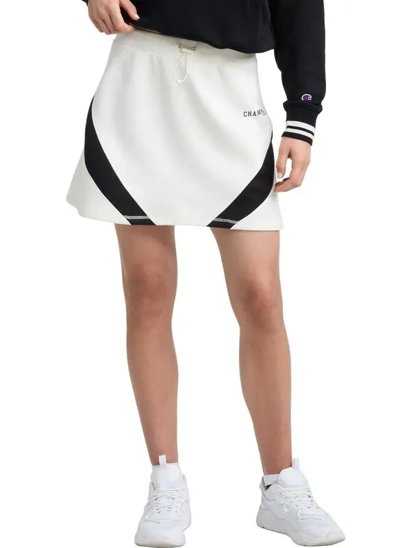 Champion Color Block Skirt - Unbleached Cotton