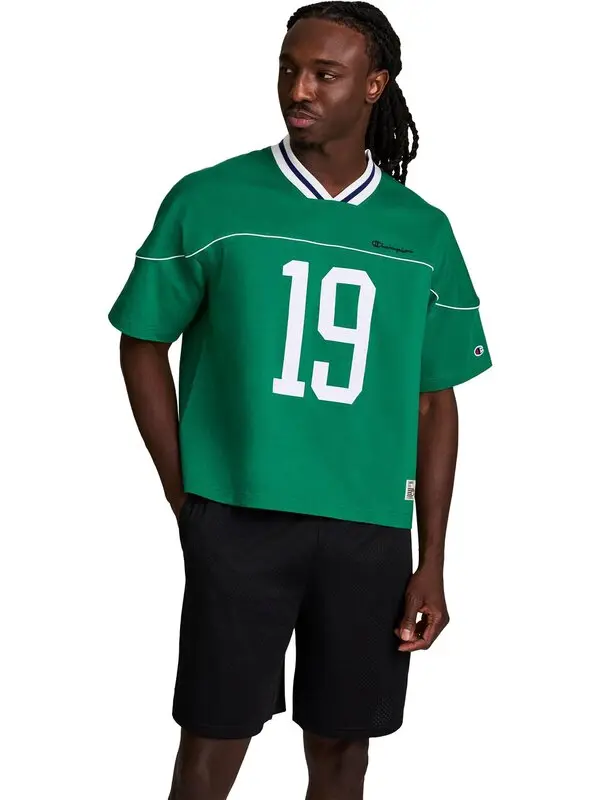 Champion Gridiron Football Jersey, Script Logo - Verdant Green