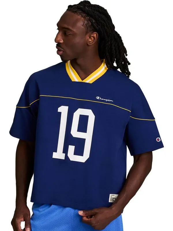 Champion Gridiron Football Jersey With Script Logo - Blue Depth