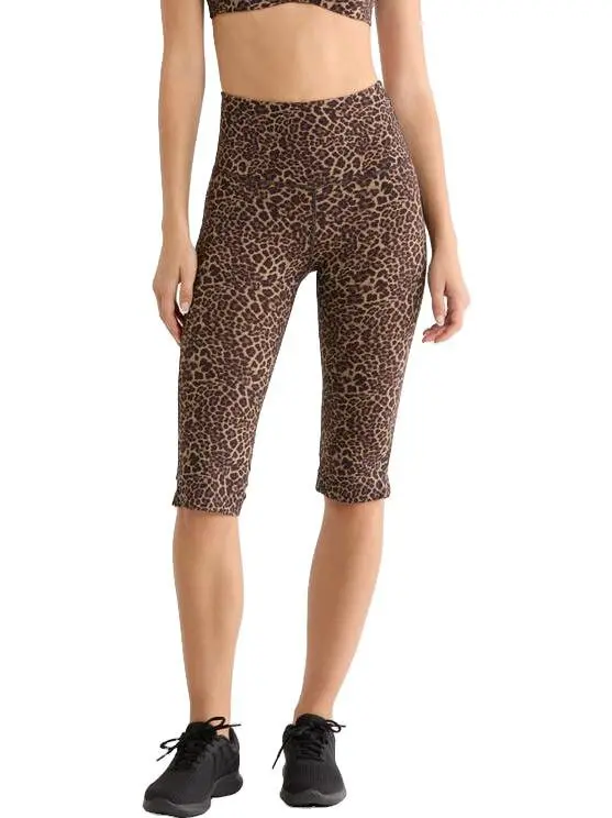 MPG Sculpt Capri Leggings - New Leopard