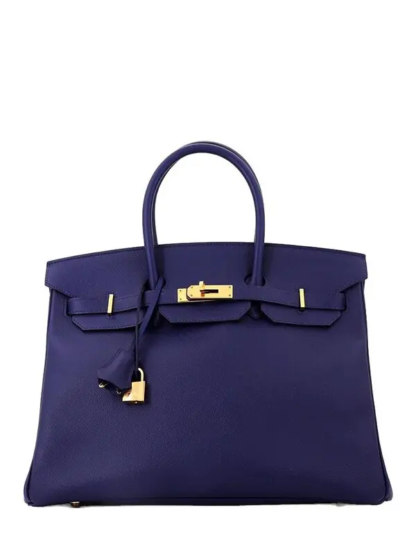 Hermès Birkin 35 Handbag - Bleu Saphir
