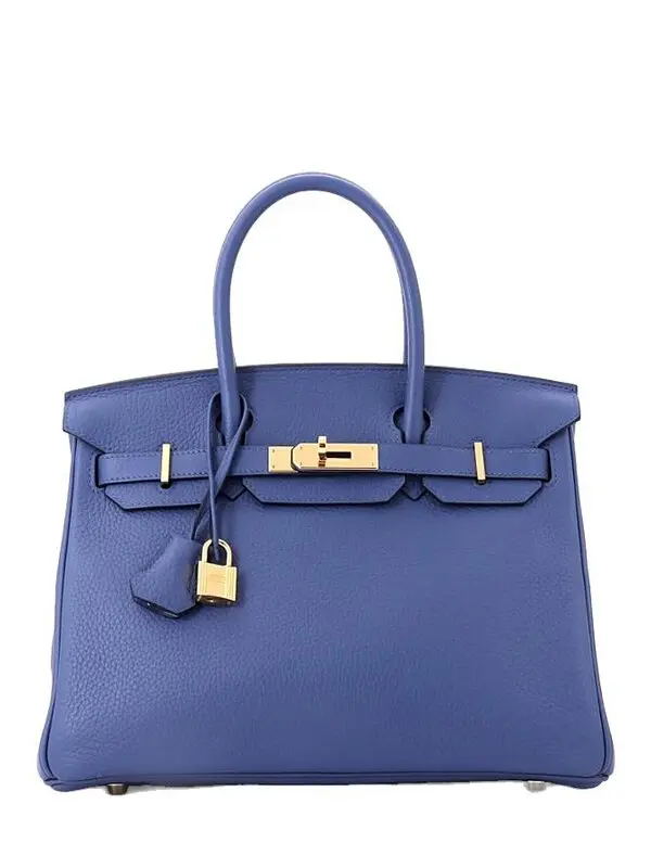 Hermès Birkin 30 Handbag - Bleu Agate