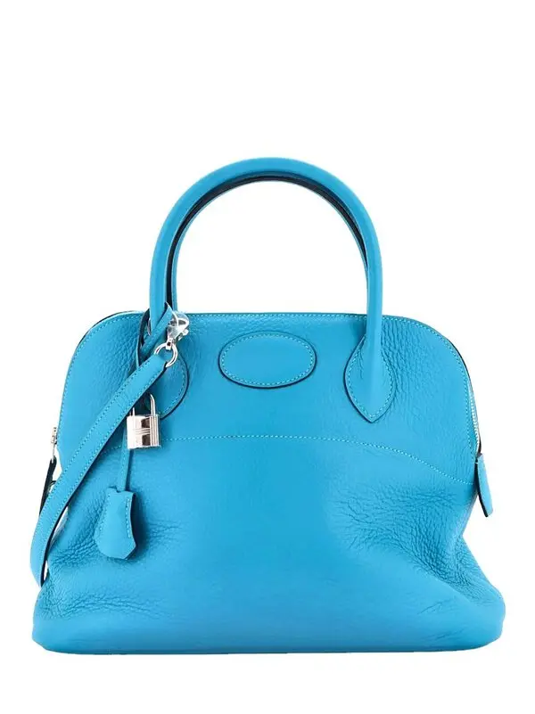Hermès 31 Bolide Bag Clemence - Blue