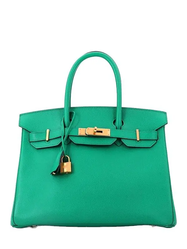 Hermès Birkin 30 Handbag - Vert Jade