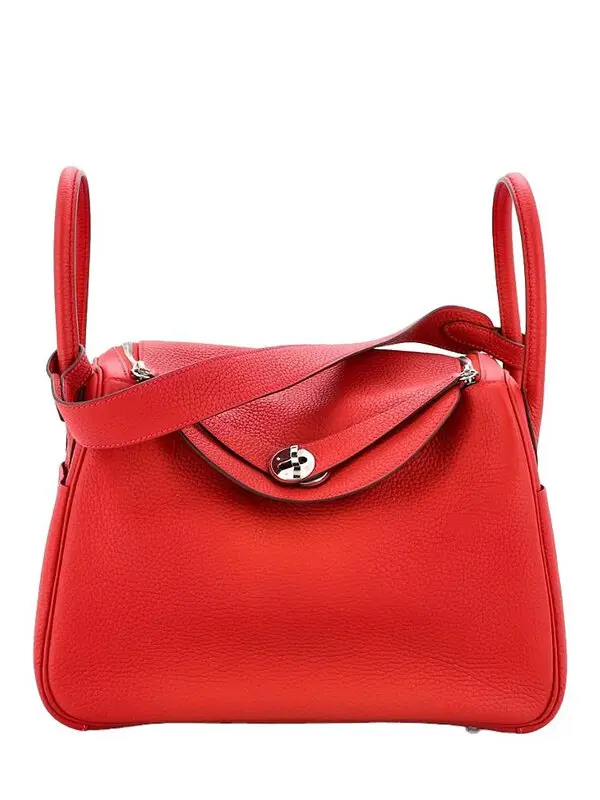 Hermès 30 Lindy Bag Clemence - Red