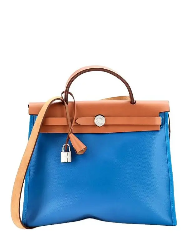 Hermès 31 Herbag Zip - Blue