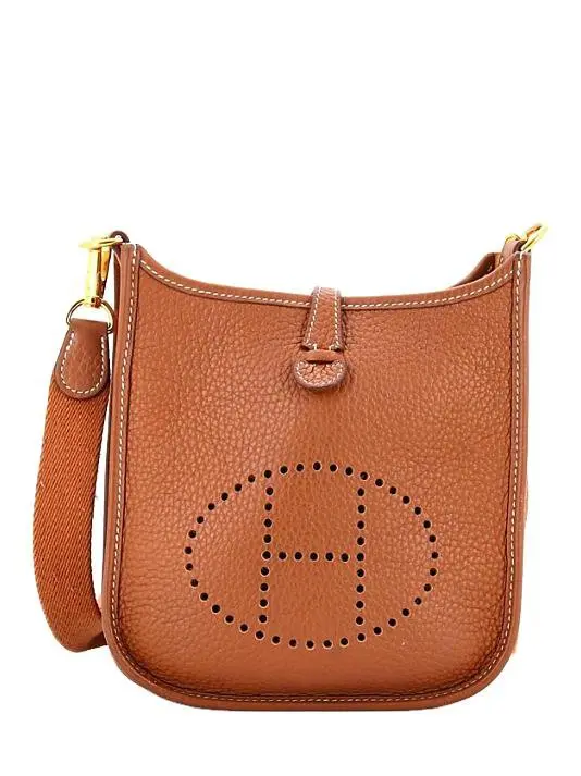Hermès Tpm Evelyne Bag Gen Iii Clemence - Brown