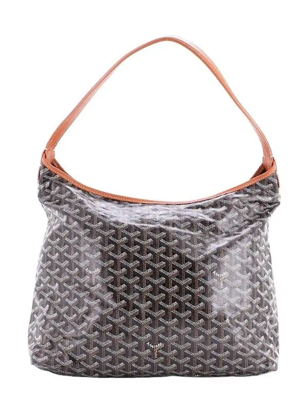 Goyard Boheme Hobo Coated Canvas - Print/ Brown/ Brown