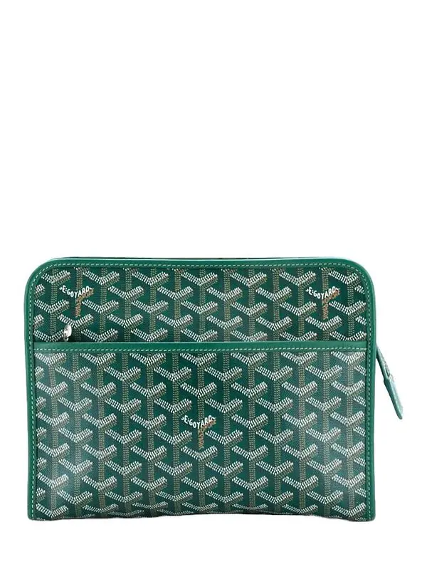 Goyard Mm Jouvence Toiletry Pouch Coated Canvas - Green