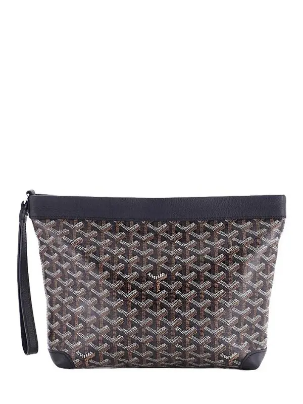 Goyard Goyardine Conti Pouch Coated Canvas - Black