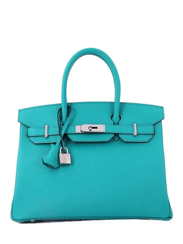 Hermès Birkin 30 Handbag - Bleu Paon