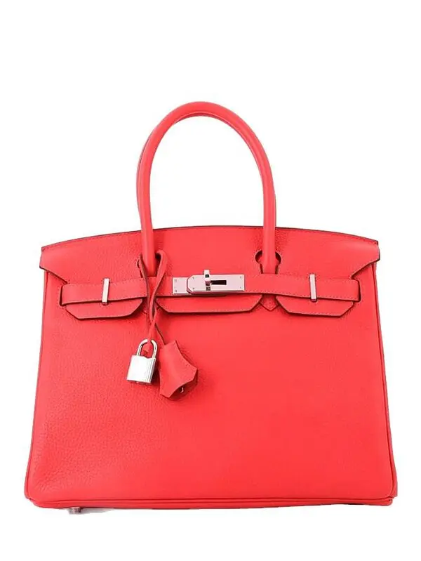 Hermès Birkin 30 Handbag - Rouge Pivoine