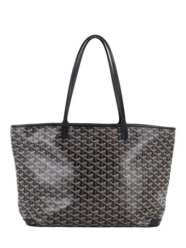 Goyard Mm Artois Tote Coated Canvas - Black