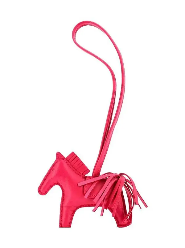 Hermès Grigri Rodeo Bag Charm - Pink