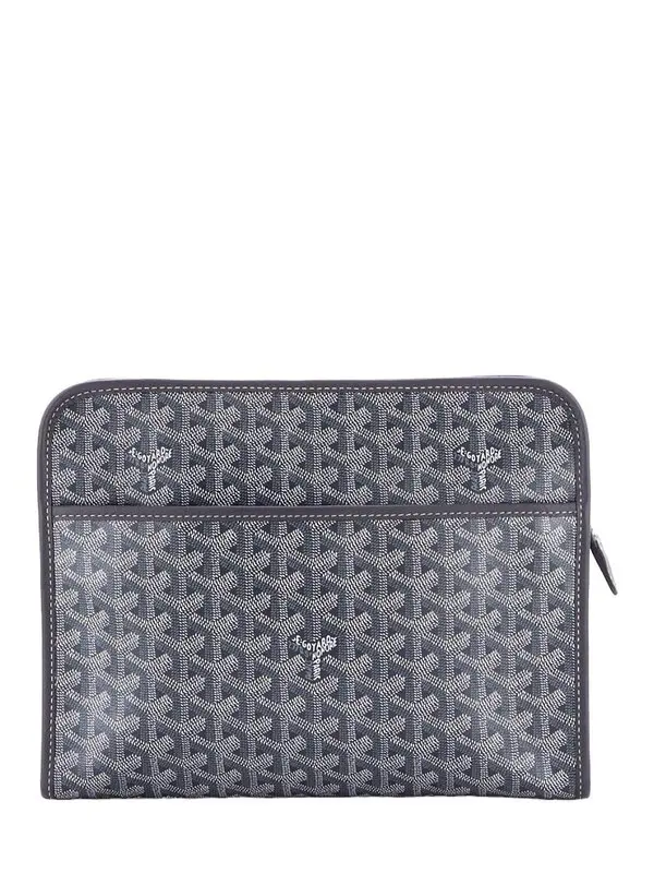 Goyard Mm Jouvence Toiletry Pouch Coated Canvas - Gray