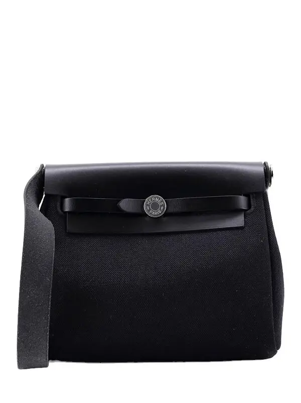 Hermès 20 Herbag Zip - Black