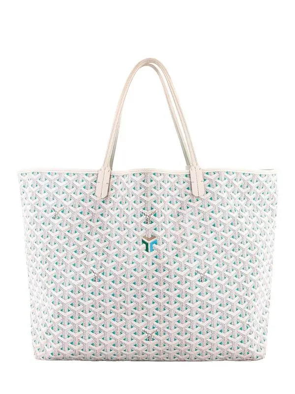 Goyard Gm Saint Louis Claire Voie Tote - White