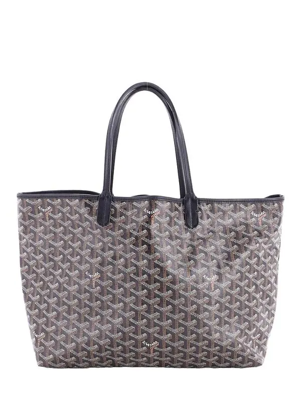 Goyard Pm Saint Louis Tote Coated Canvas - Black