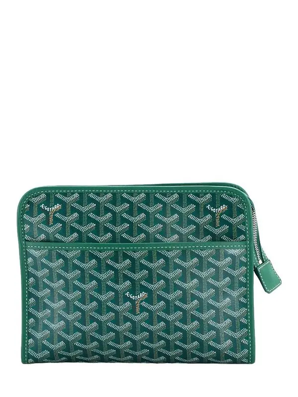 Goyard Mm Jouvence Toiletry Pouch Coated Canvas - Green