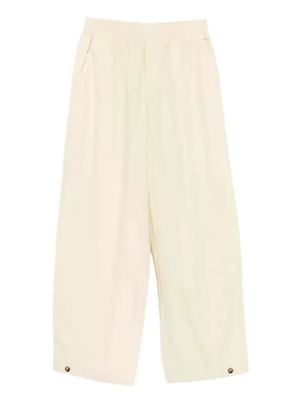 YERSE Elasticated-waistband Trousers - Neutrals
